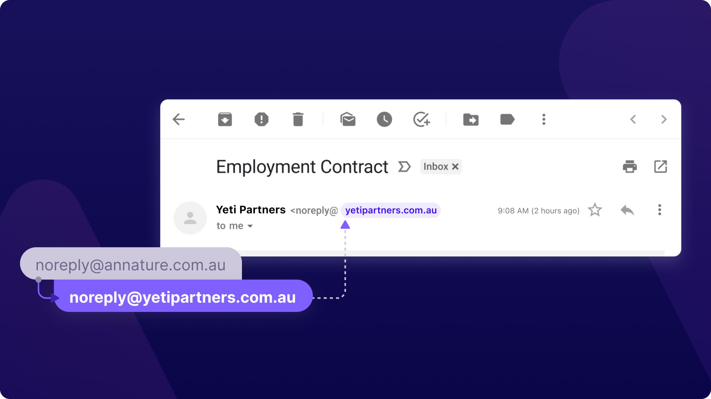 Sending from your own domain