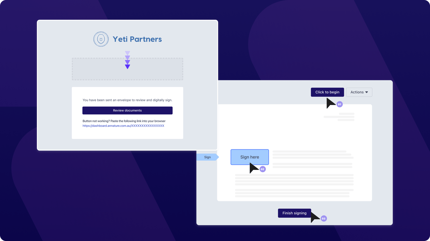 Informing your clients about your transition to Annature