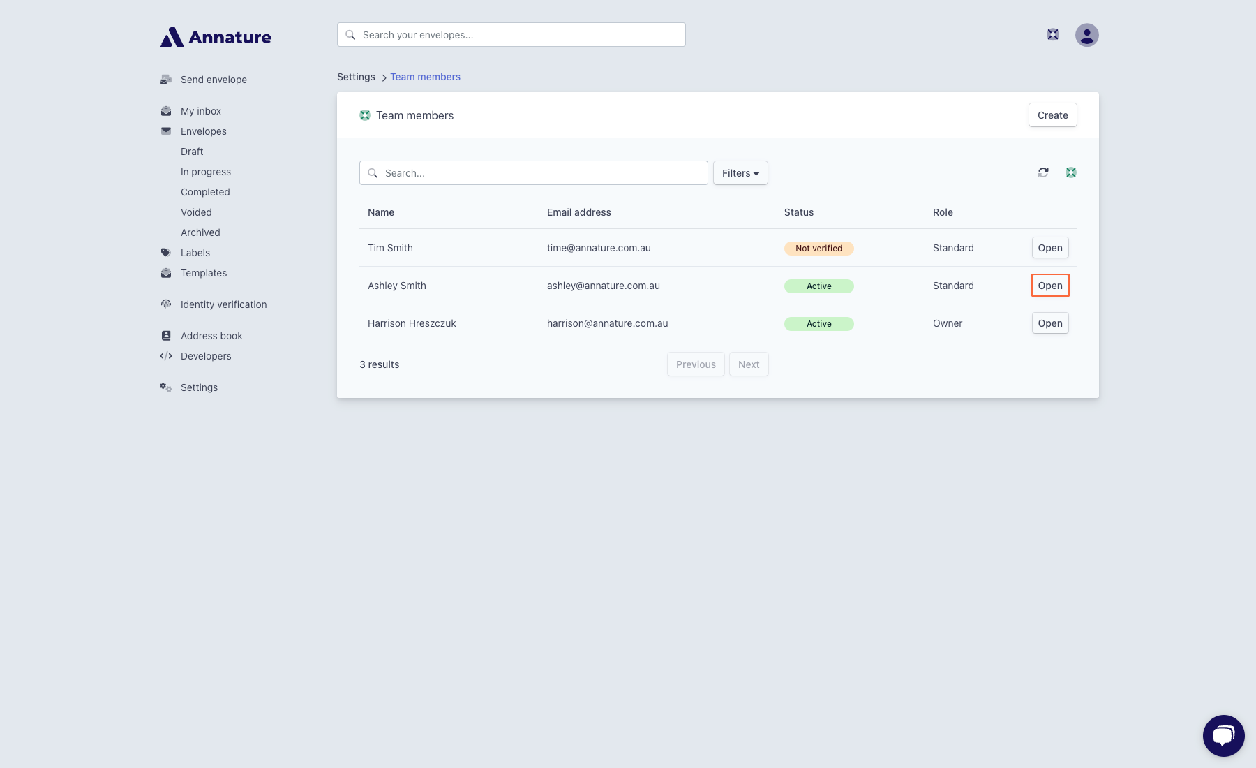 Add a team member to a group