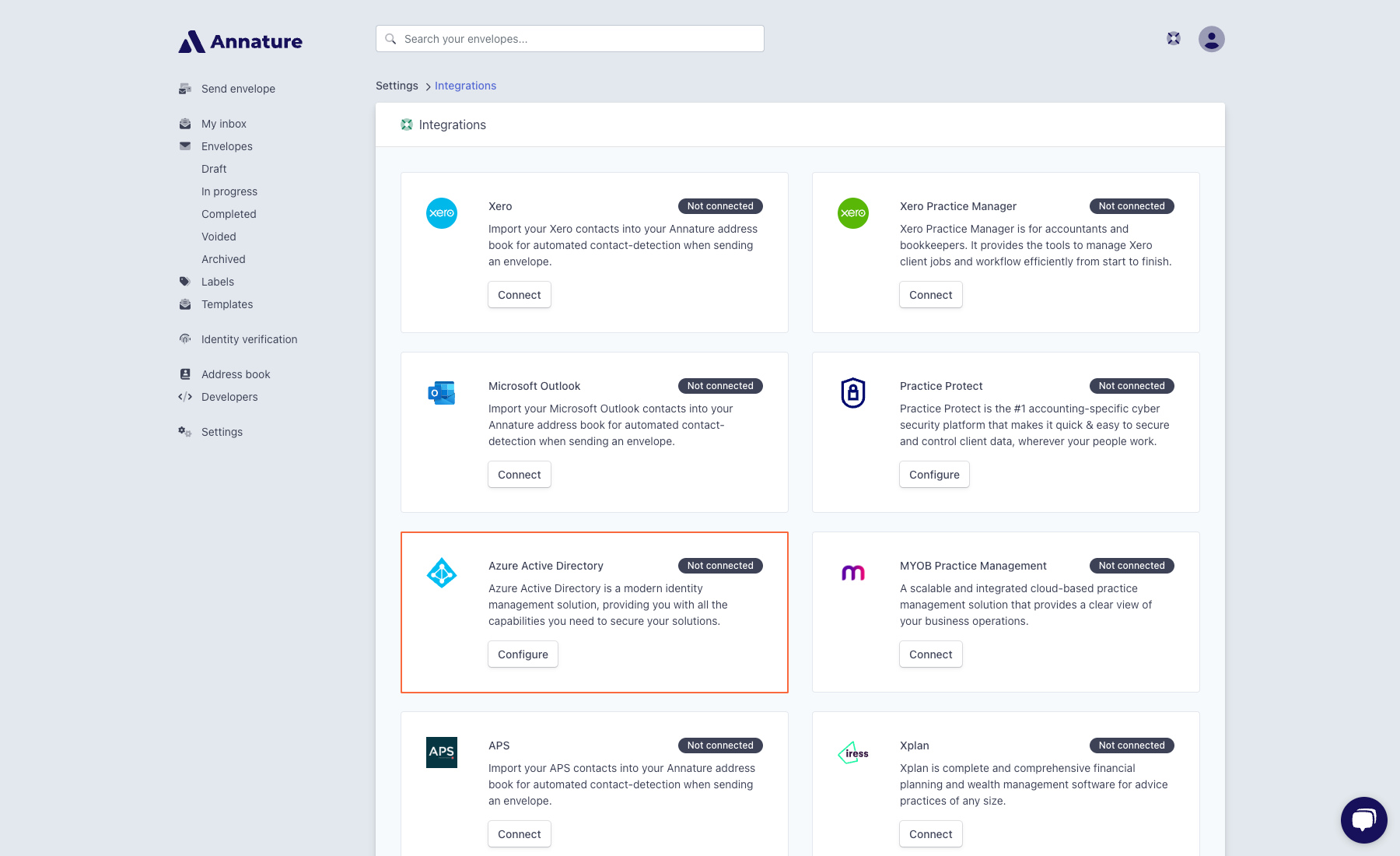 Integrating Azure Active Directory
